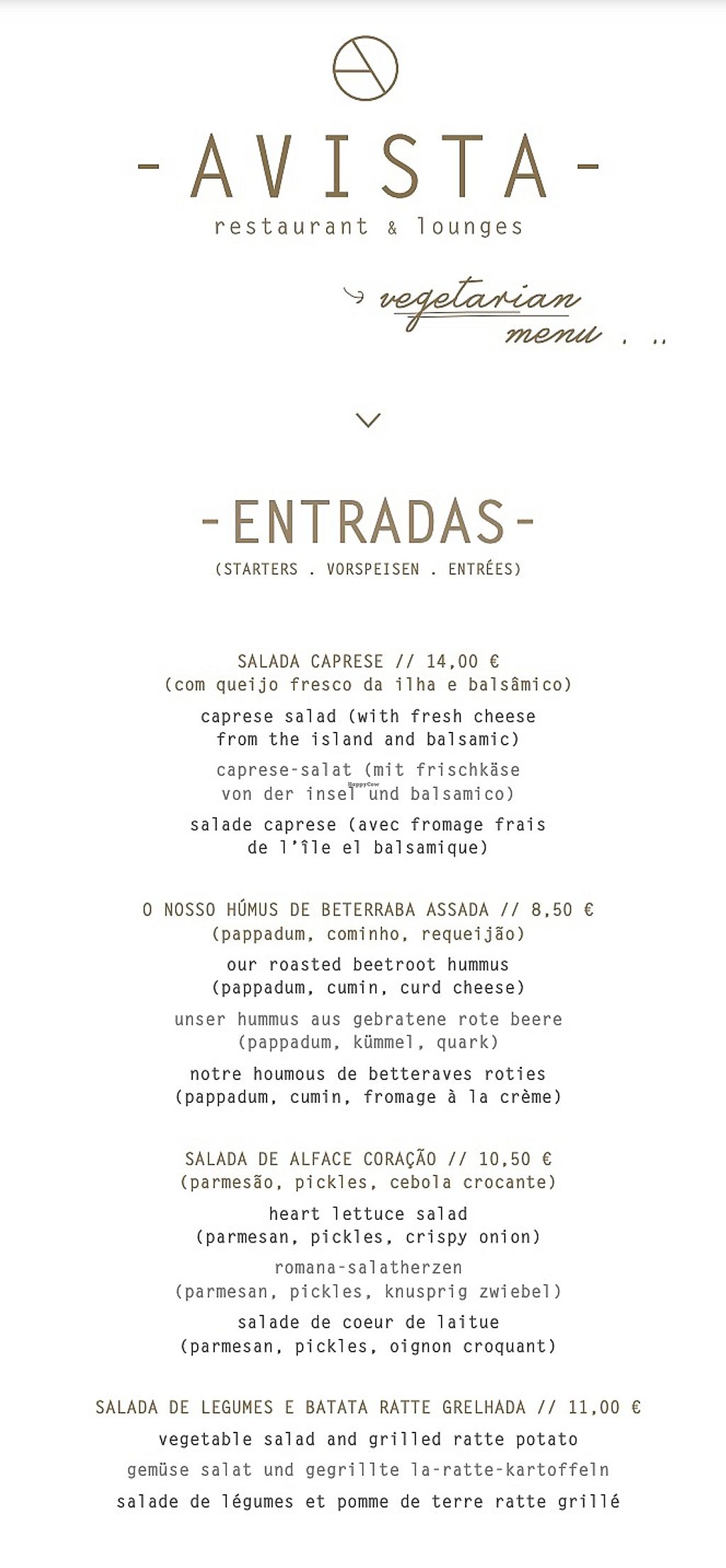 Avista Restaurant - Funchal Restaurant - HappyCow