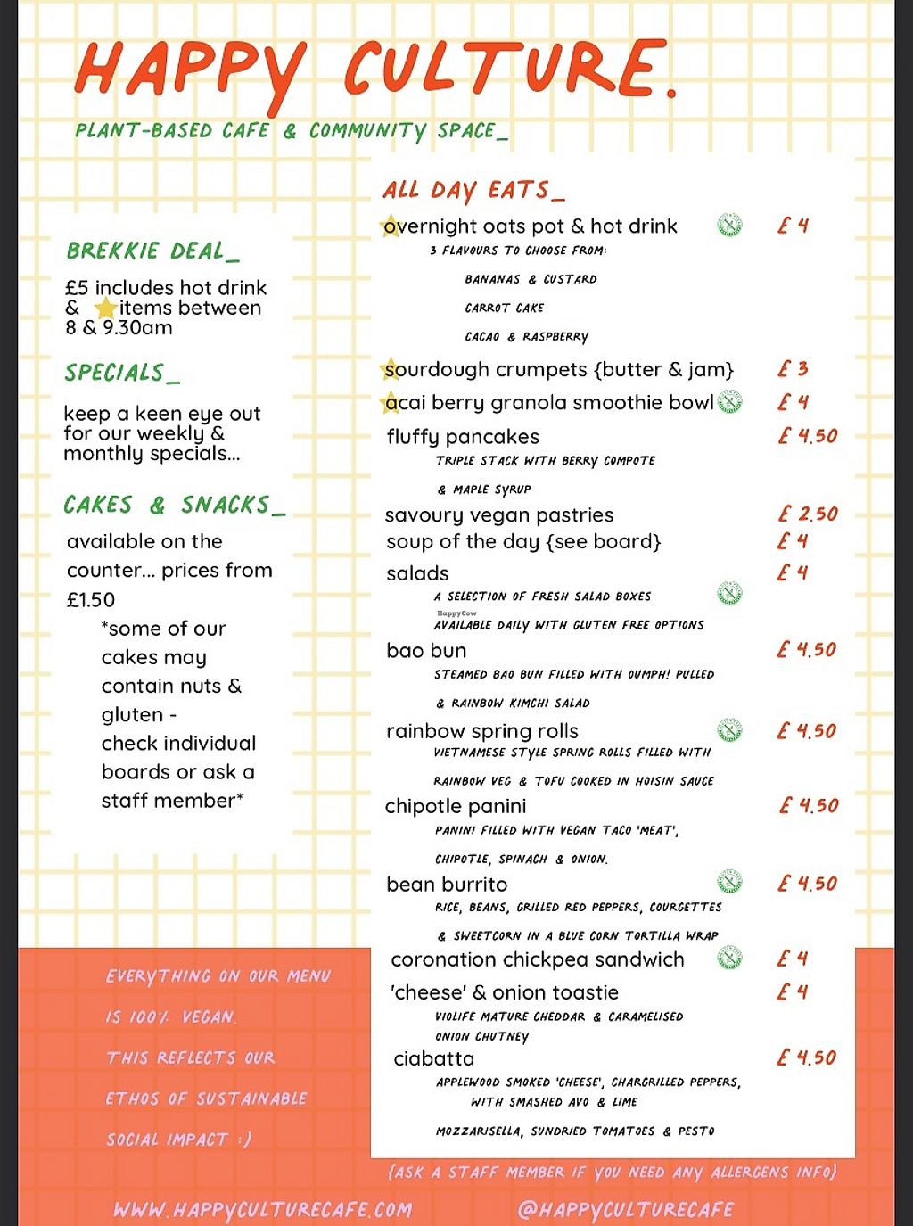 CLOSED: Happy Culture Cafe - Lincoln Restaurant - HappyCow