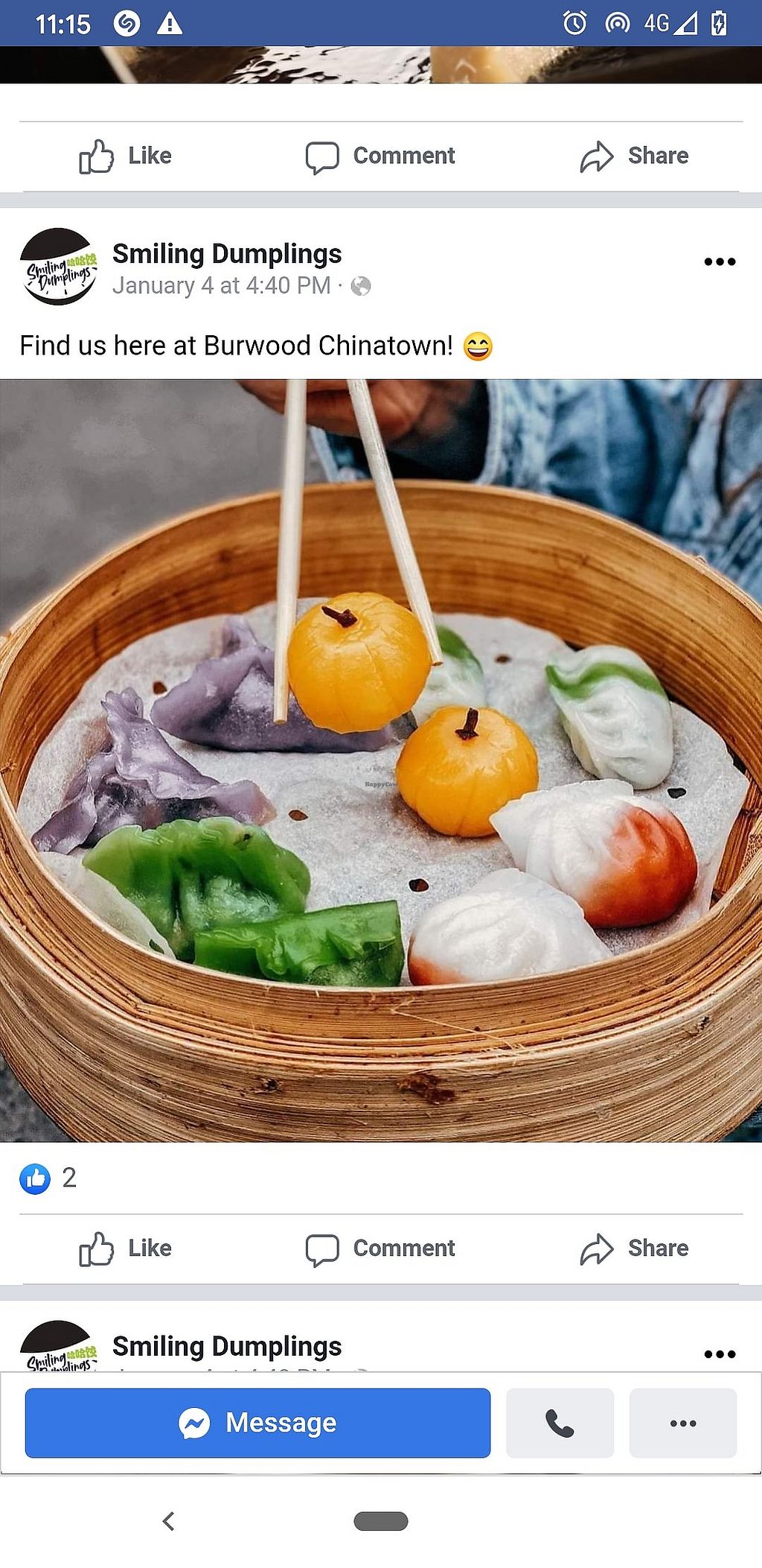 CLOSED: Smiling Dumplings - Burwood New South Wales Restaurant - HappyCow