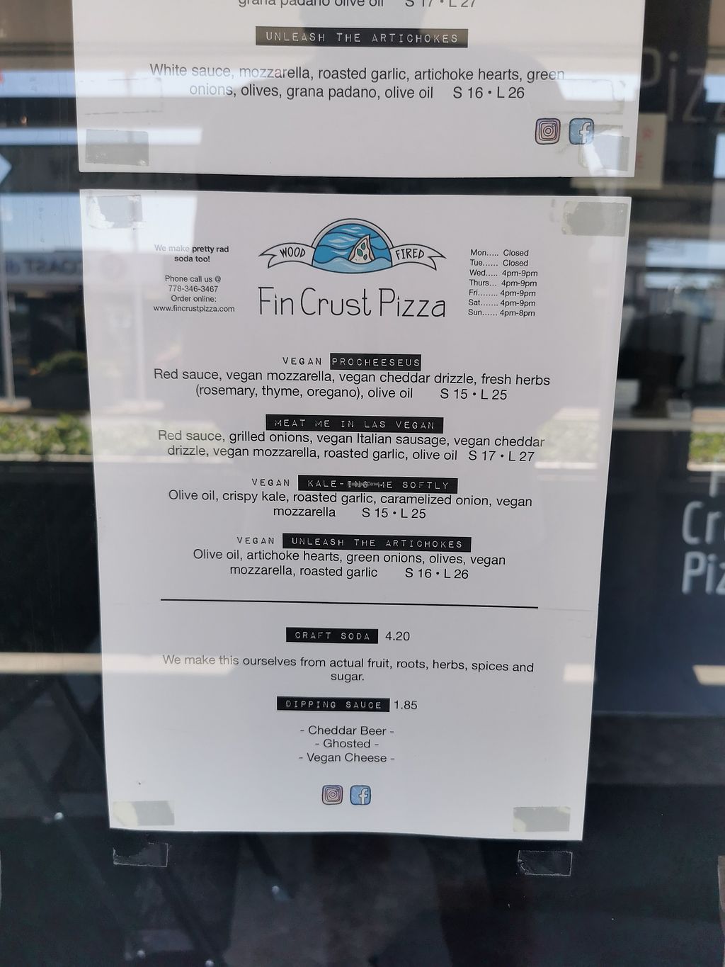 CLOSED: Fin Crust Pizza - Campbell River British Columbia Restaurant ...