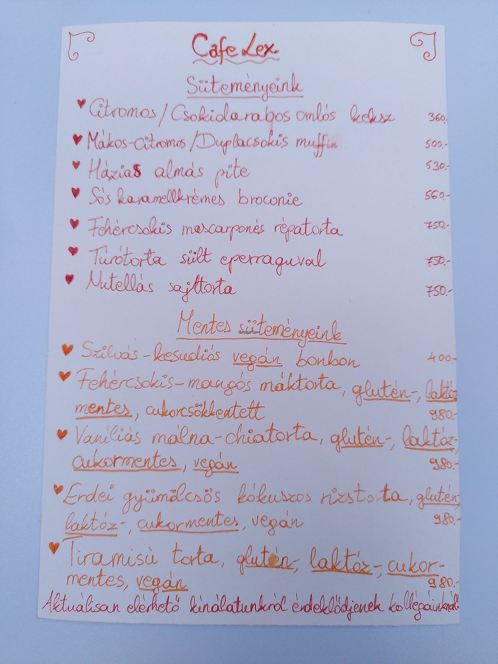 Café Lex - Szentendre Restaurant - HappyCow