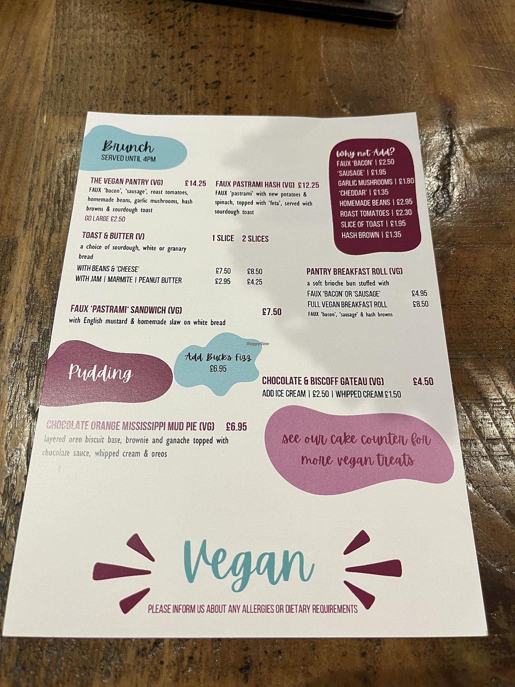 The Pudding Pantry - Beeston Restaurant - HappyCow