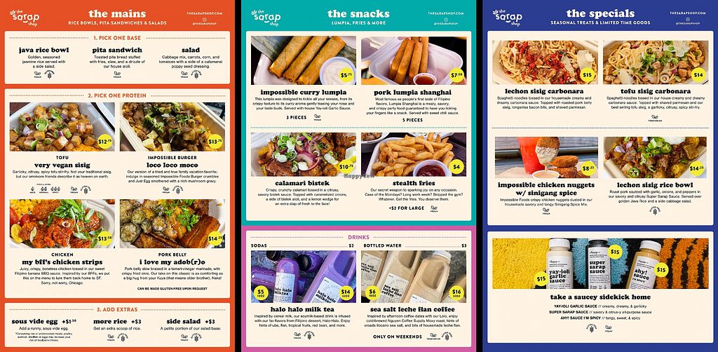CLOSED: The Sarap Shop - San Francisco California Food Truck - HappyCow