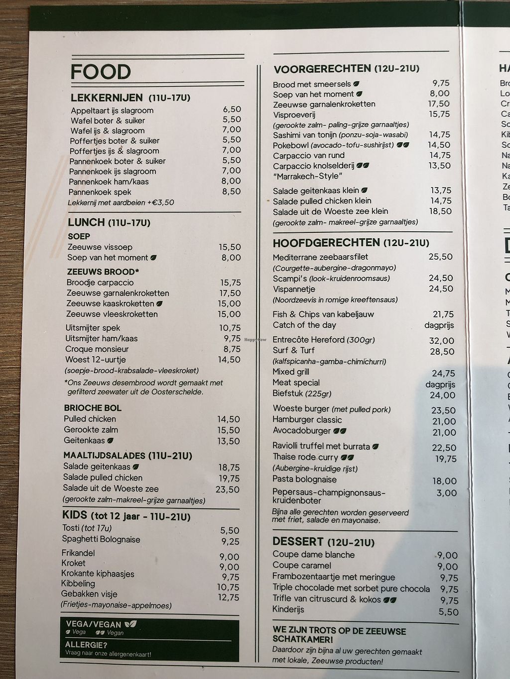 Woest 17 - Nieuwvliet Restaurant - HappyCow