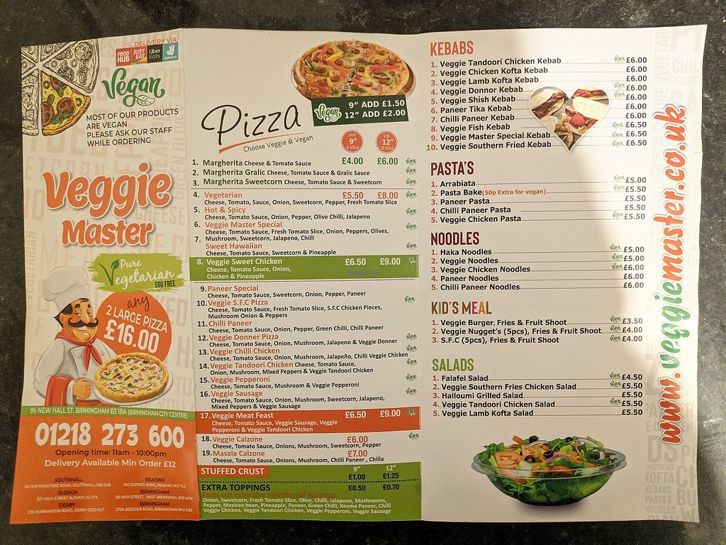 CLOSED: Veggie Master - Birmingham Restaurant - HappyCow