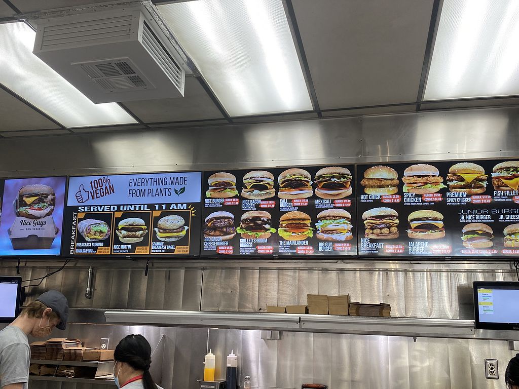 CLOSED: Nice Burger - Stanton California Restaurant - HappyCow