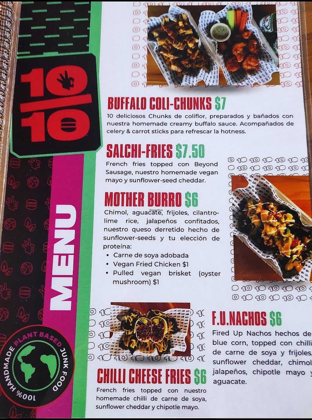 CLOSED: Diez de Diez - 10/10 - San Salvador Restaurant - HappyCow