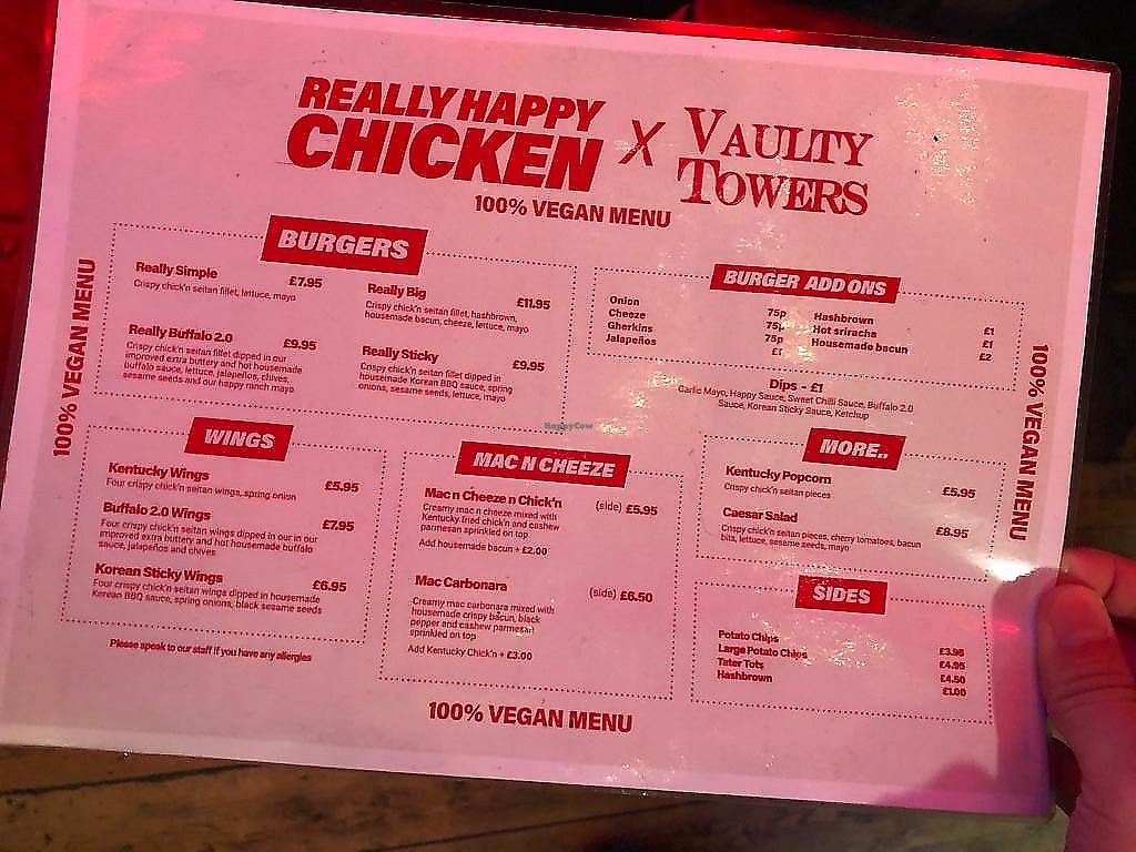 CLOSED: Really Happy Chicken at Vaulty Towers - South East London ...
