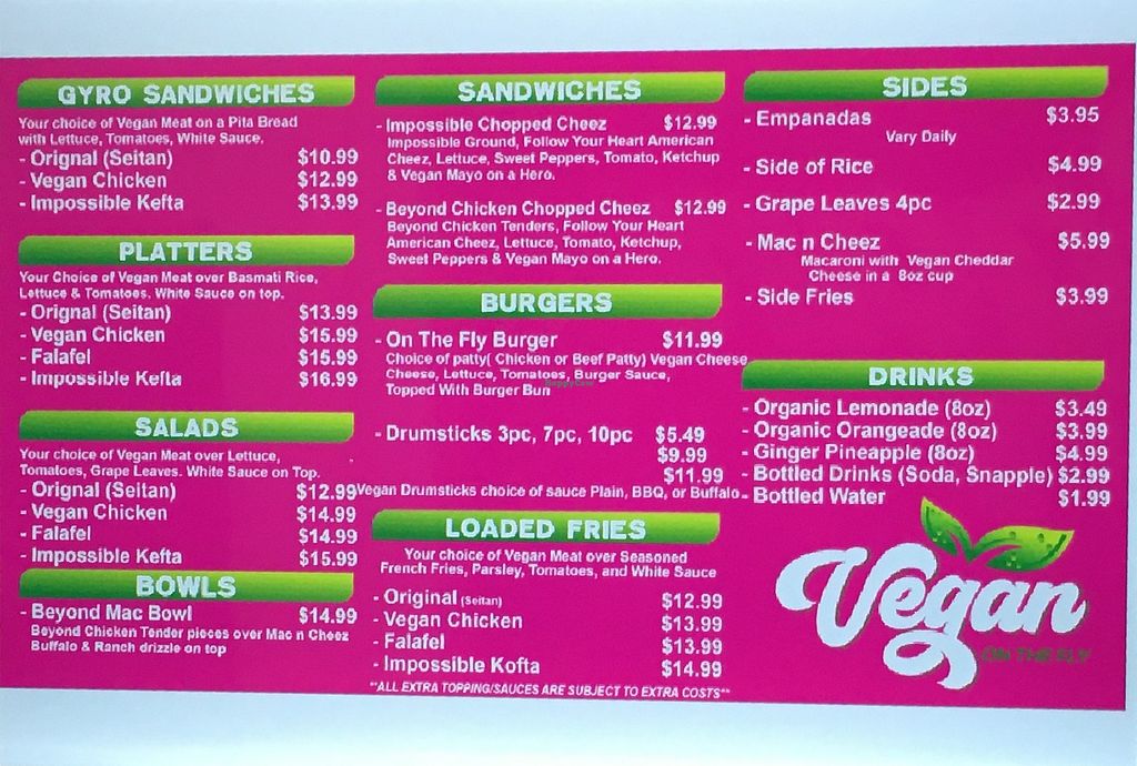 Vegan On The Fly - New York City New York Restaurant - HappyCow