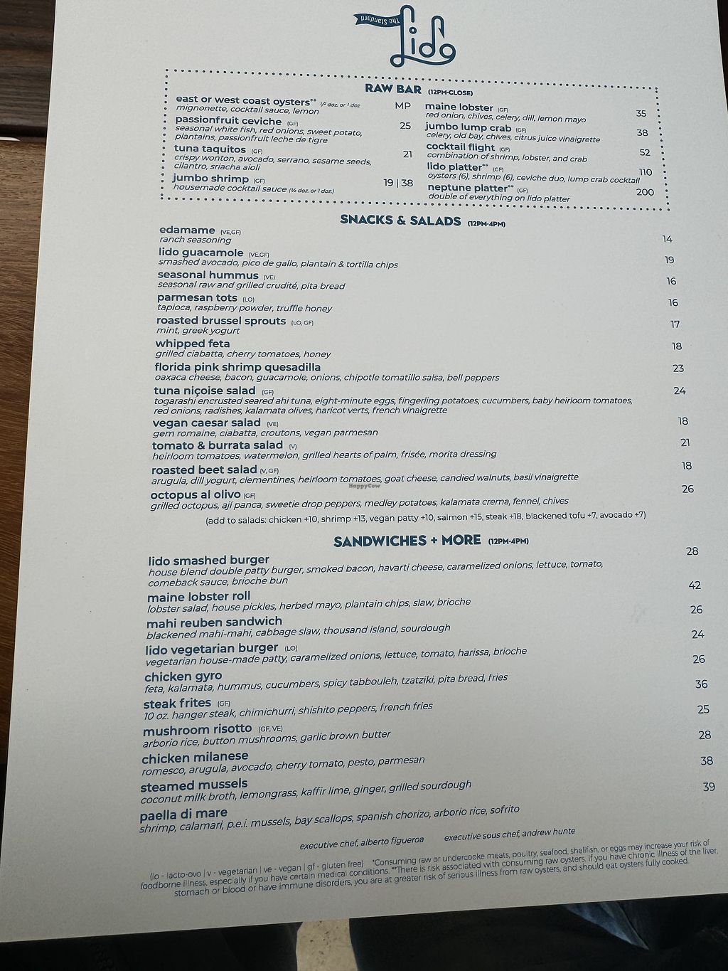 Lido Restaurant and Bayside Grill - Miami Beach Florida Restaurant ...