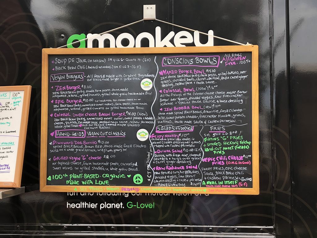 G Monkey Mobile Food Truck - Durham Connecticut Food Truck - HappyCow