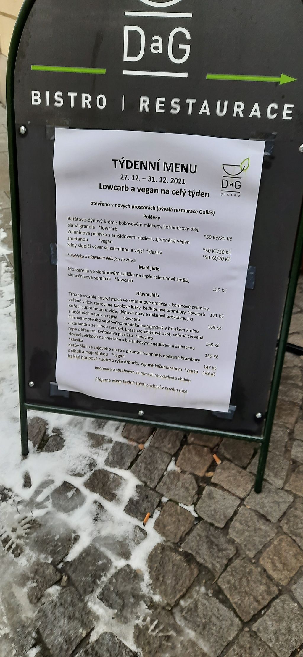 CLOSED: Bistro DaG - Olomouc Restaurant - HappyCow