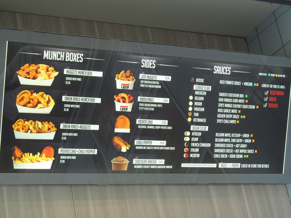 Lord of the Fries - Windsor Victoria Restaurant - HappyCow