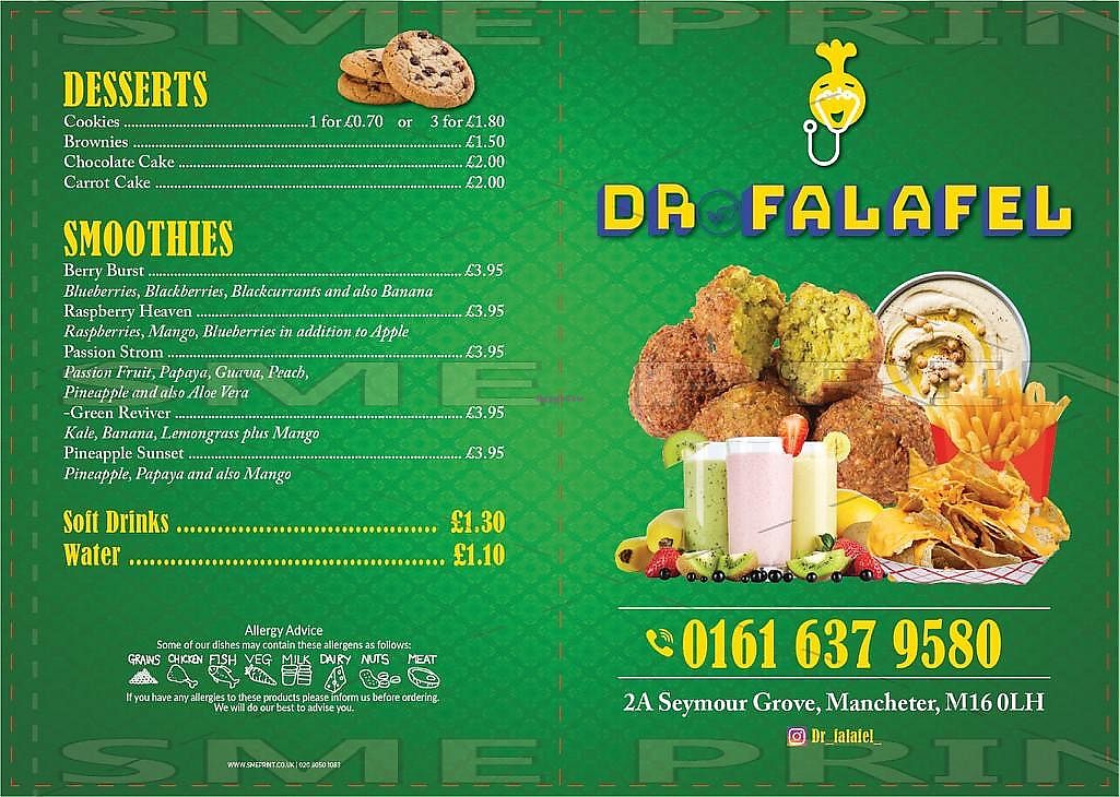 CLOSED: Dr Falafel - Manchester Restaurant - HappyCow