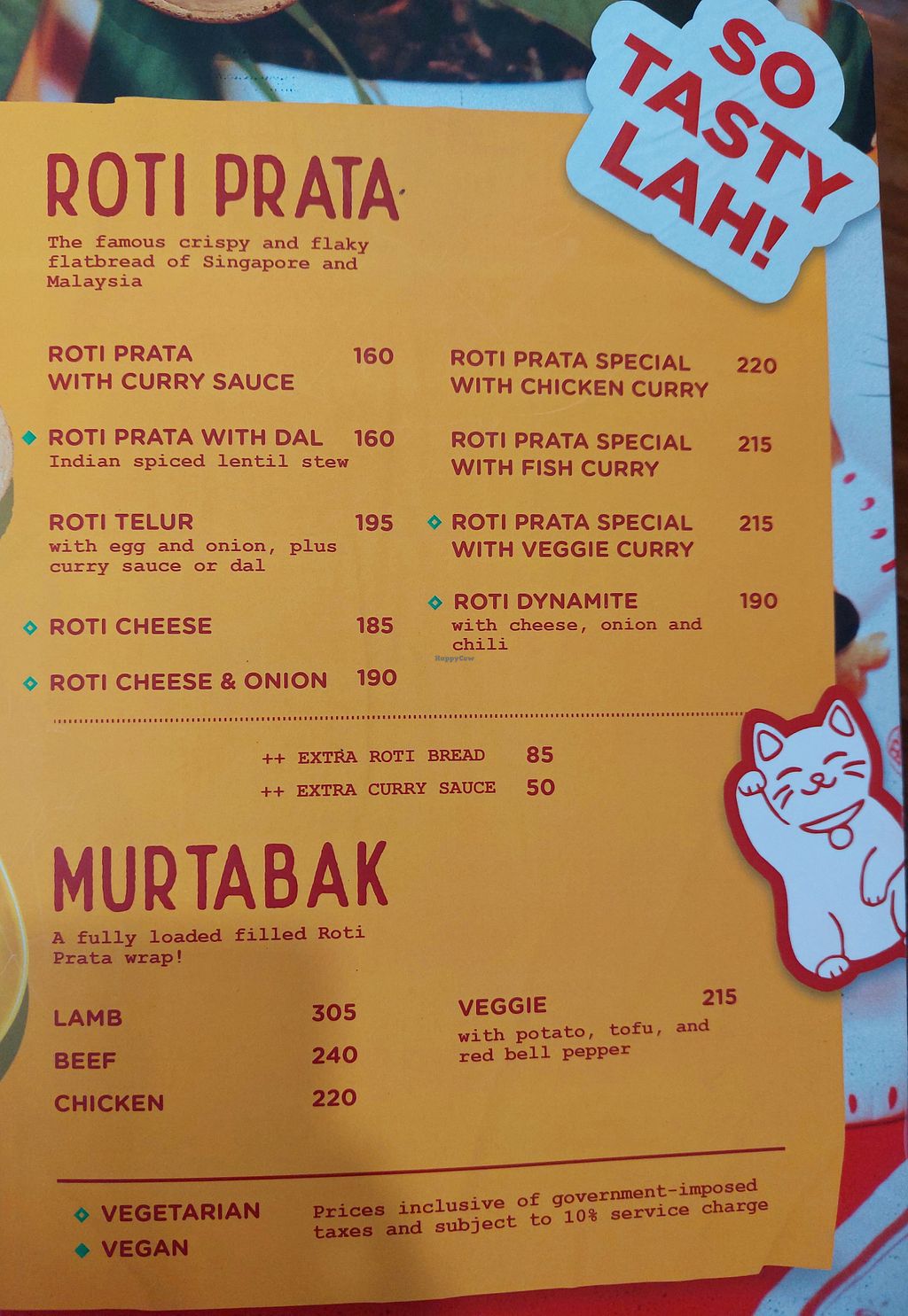 Roti Shop - Estancia Mall - Pasig Restaurant - HappyCow