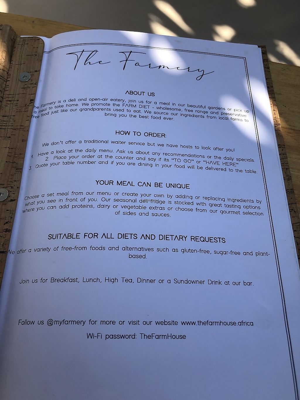 CLOSED: The Farmery - Hoedspruit Restaurant - HappyCow