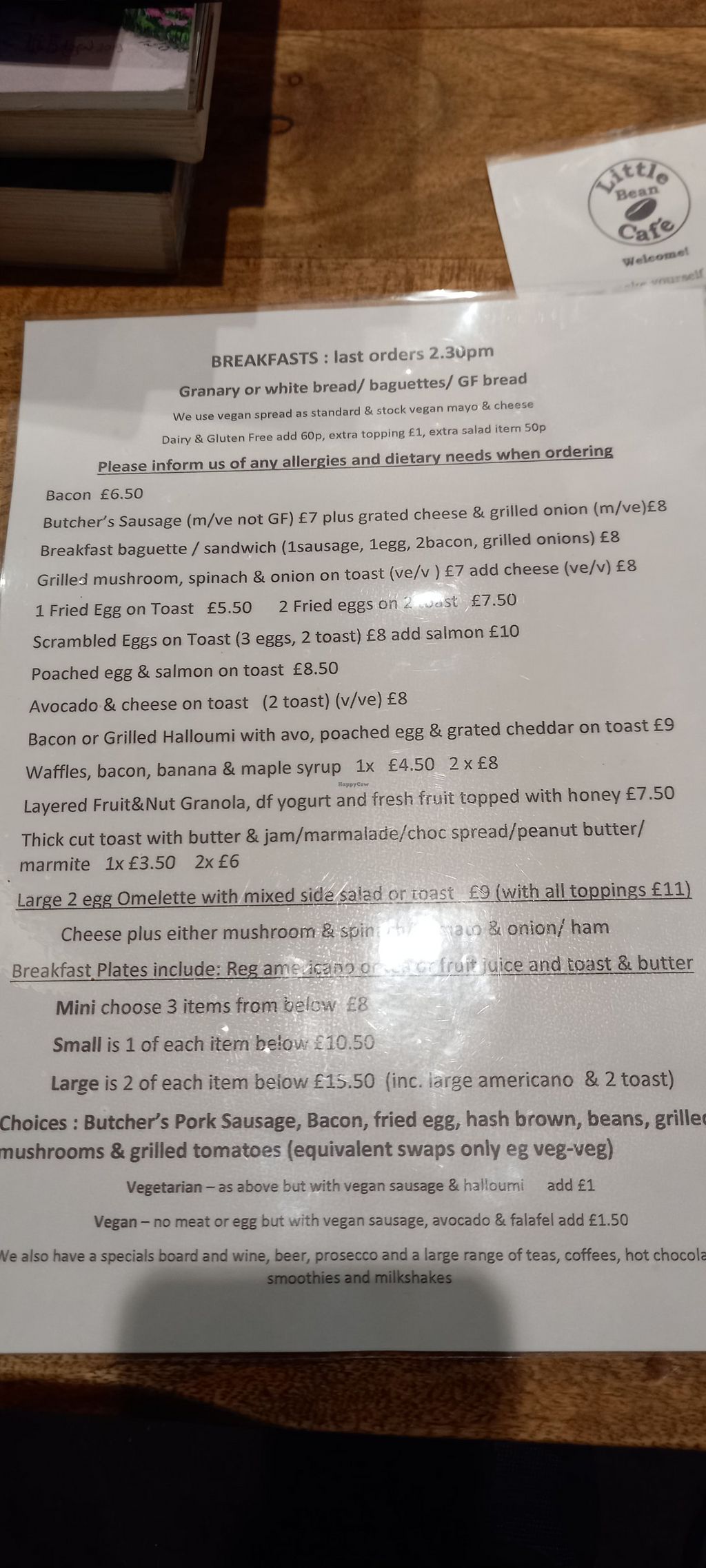 Little Bean Cafe - Pulborough Restaurant - HappyCow