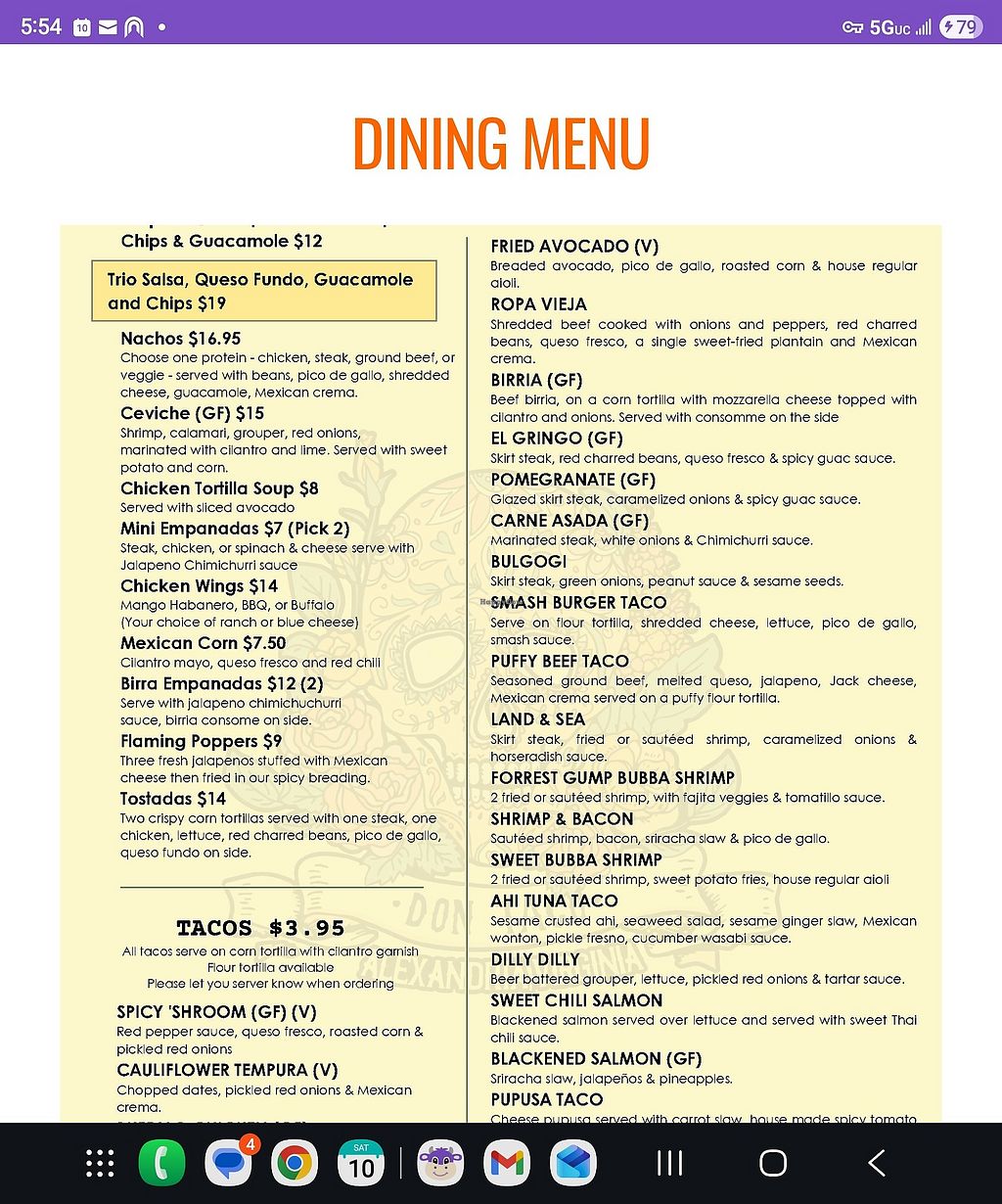 Don Taco - Alexandria | Review "Atmosphere" by sapientia - HappyCow