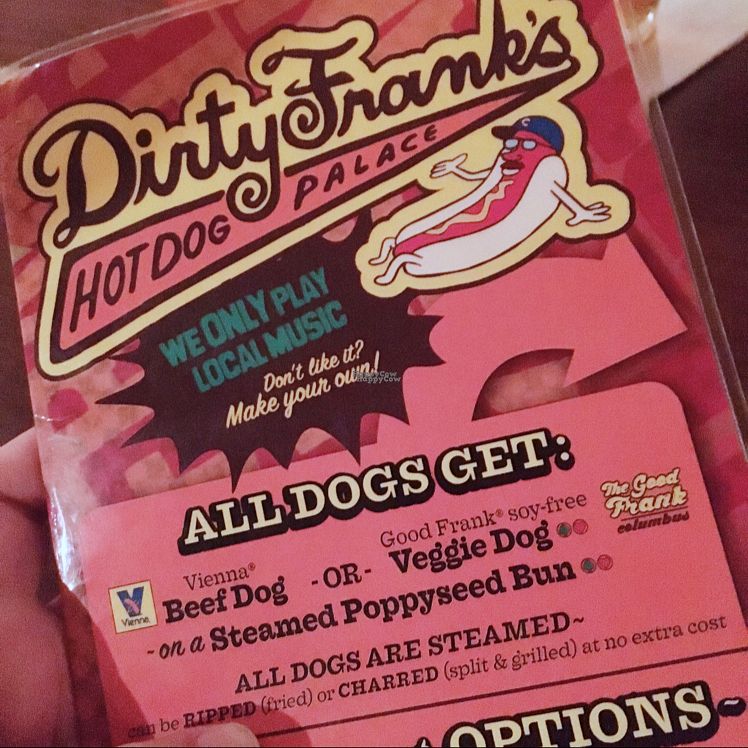 Dirty Franks Hot Dog Palace - Columbus Ohio Restaurant - HappyCow
