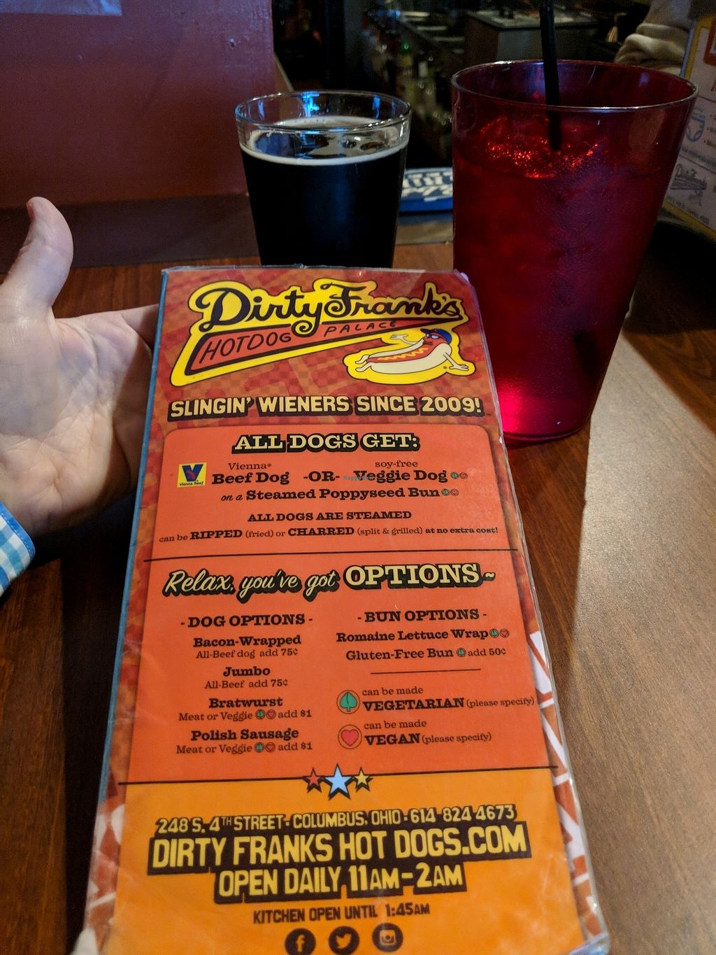 Dirty Franks Hot Dog Palace - Columbus Ohio Restaurant - HappyCow