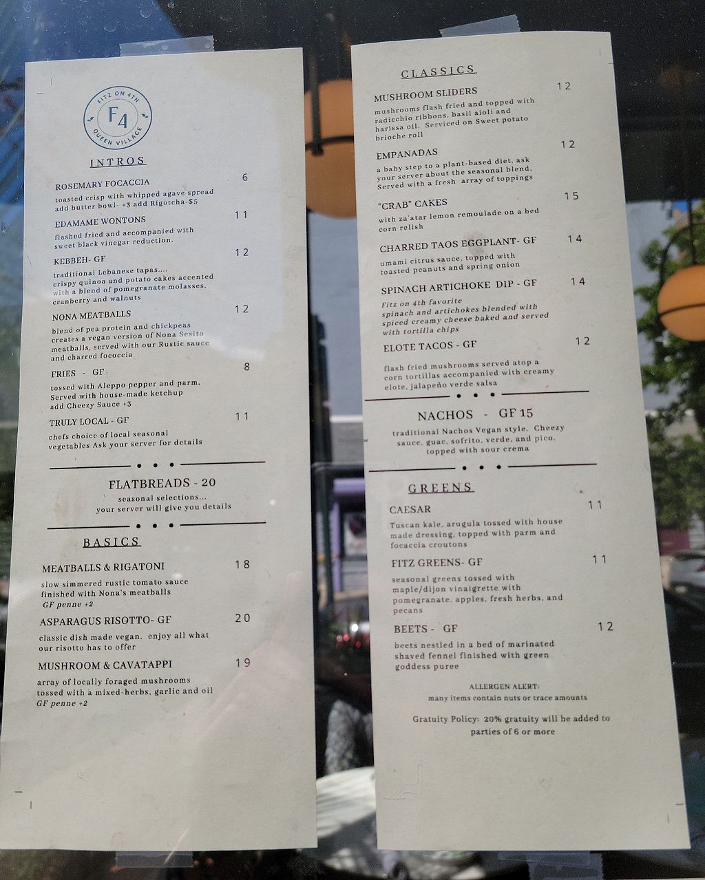 Fitz on 4th - Philadelphia Pennsylvania Restaurant - HappyCow