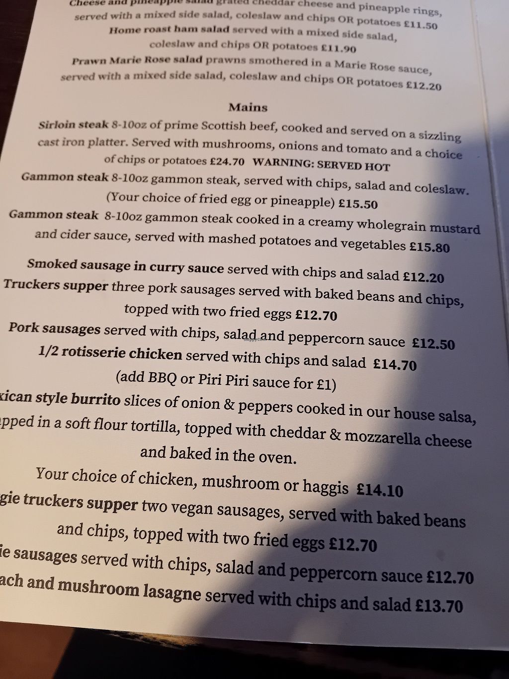Red Lion Inn - Culross | Review "Disappointed " by EllieDouglas - HappyCow
