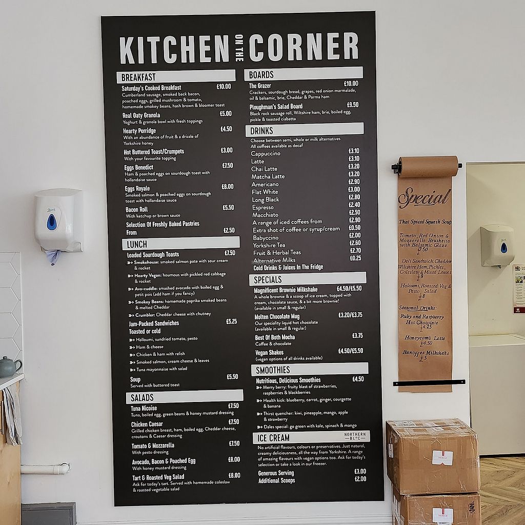 Kitchen on the Corner - Swindon Coffee & Tea - HappyCow