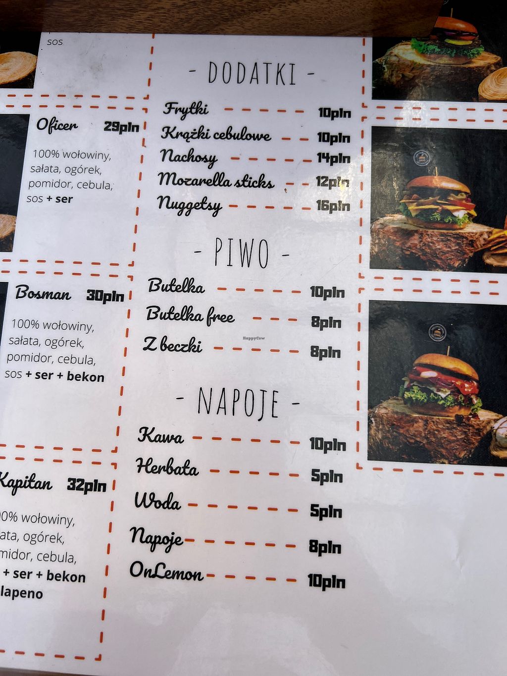 Kapitan Burger - Jastrzebia Gora Restaurant - HappyCow