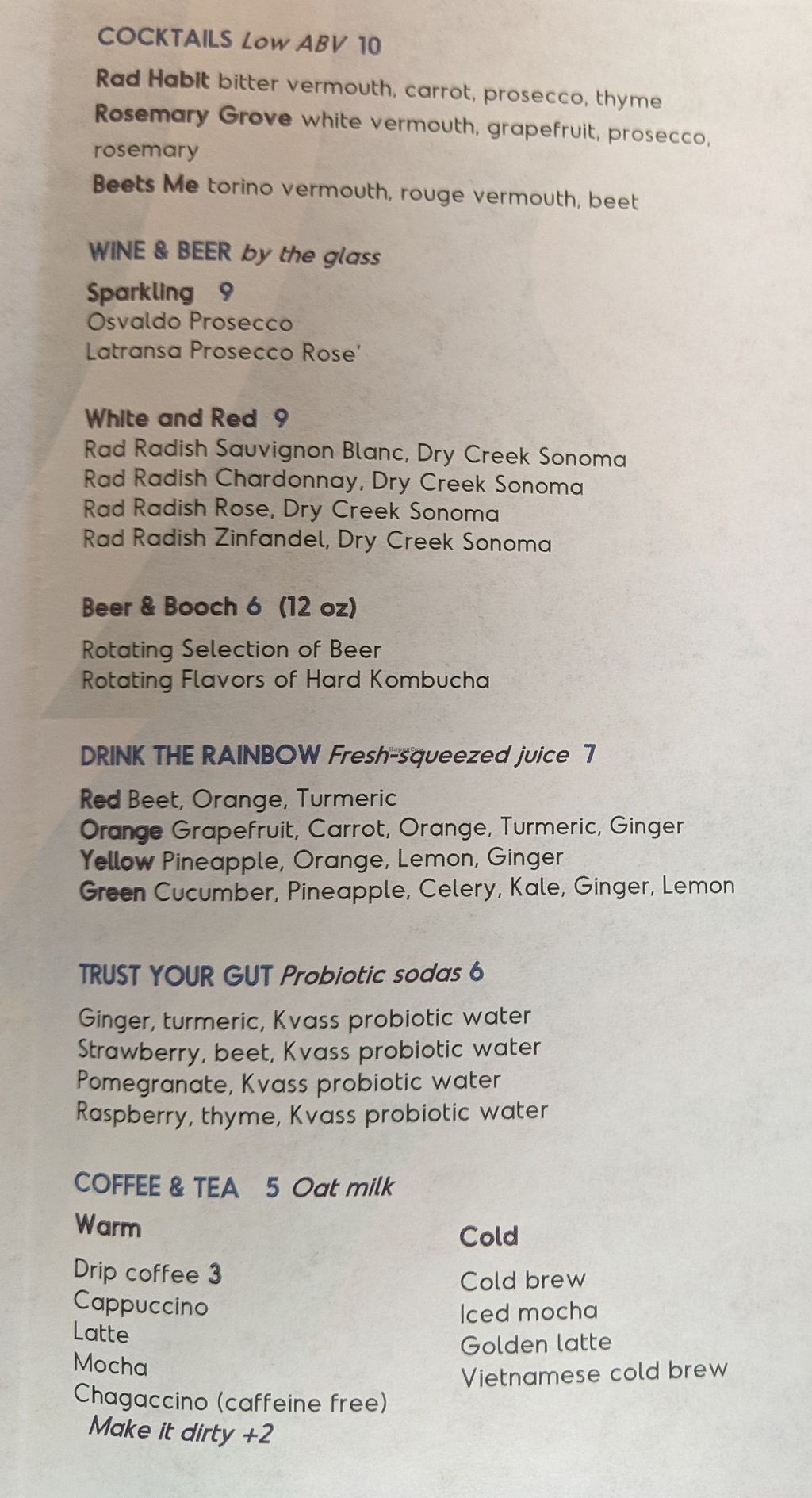 Rad Radish - San Francisco California Restaurant - HappyCow