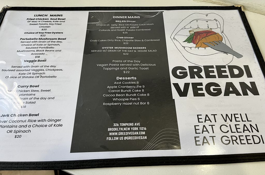 CLOSED: Greedi Vegan - Brooklyn New York Restaurant - HappyCow