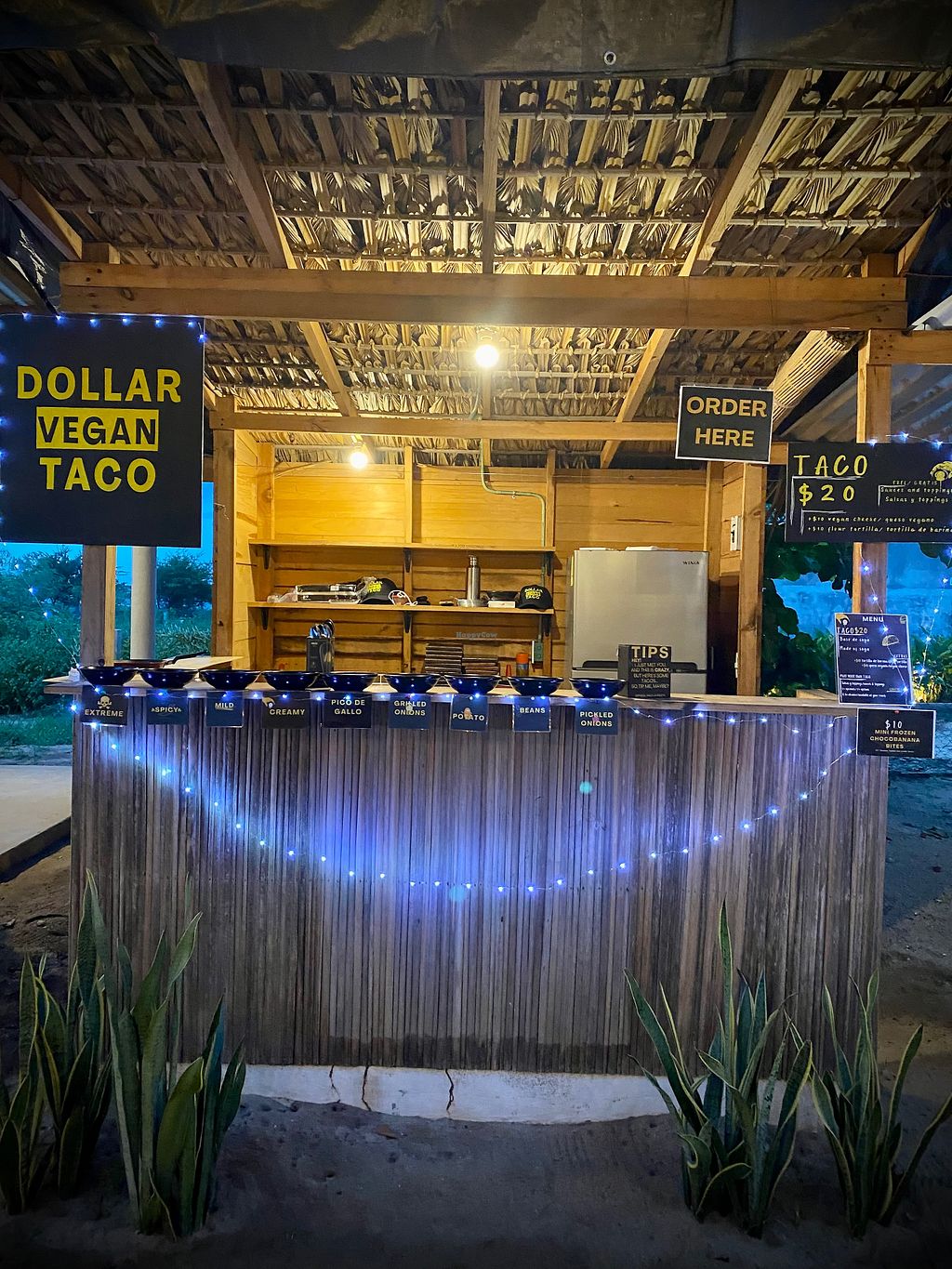 CLOSED: Dollar Vegan Taco - Food Stand - Brisas De Zicatela Restaurant ...