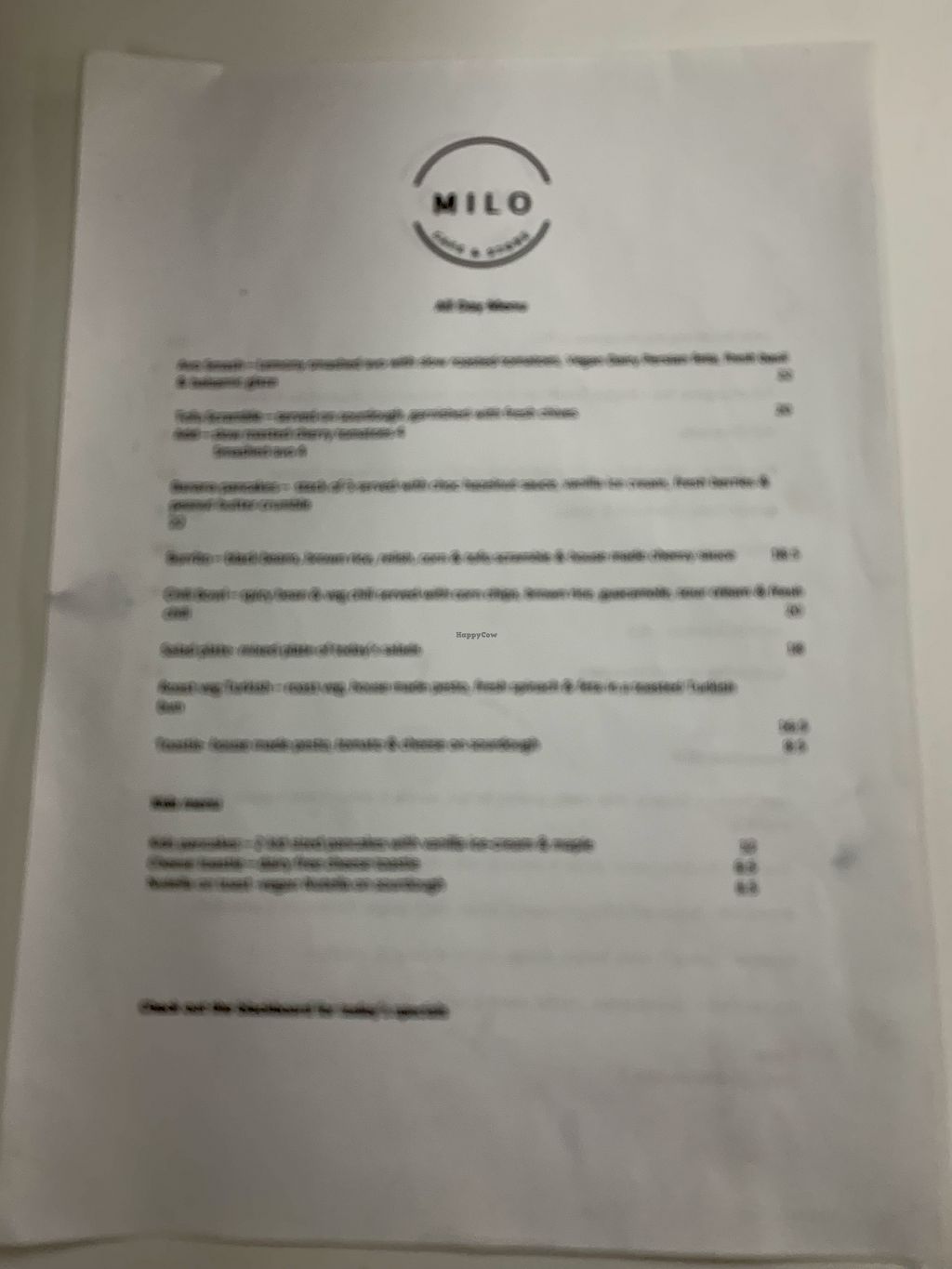 Milo Cafe and Store - Maryborough Victoria Restaurant - HappyCow