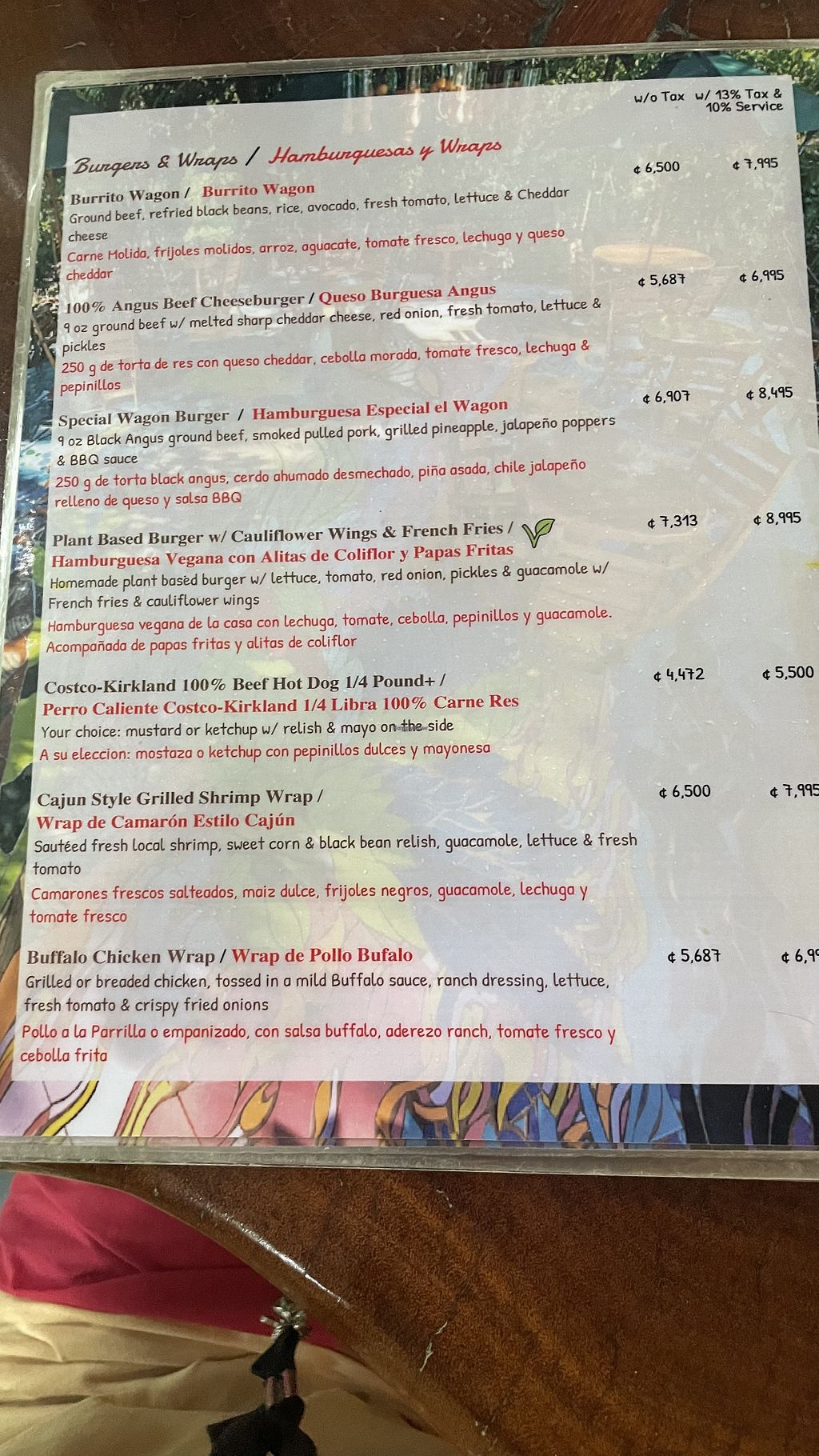 El Wagon - Manuel Antonio Restaurant - HappyCow