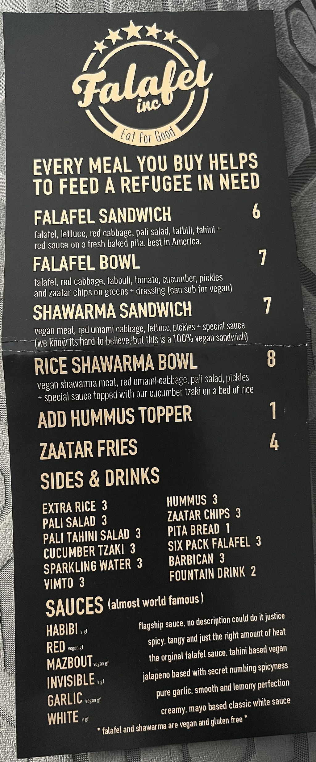 CLOSED: Falafel Inc - East Rutherford New Jersey Restaurant - HappyCow