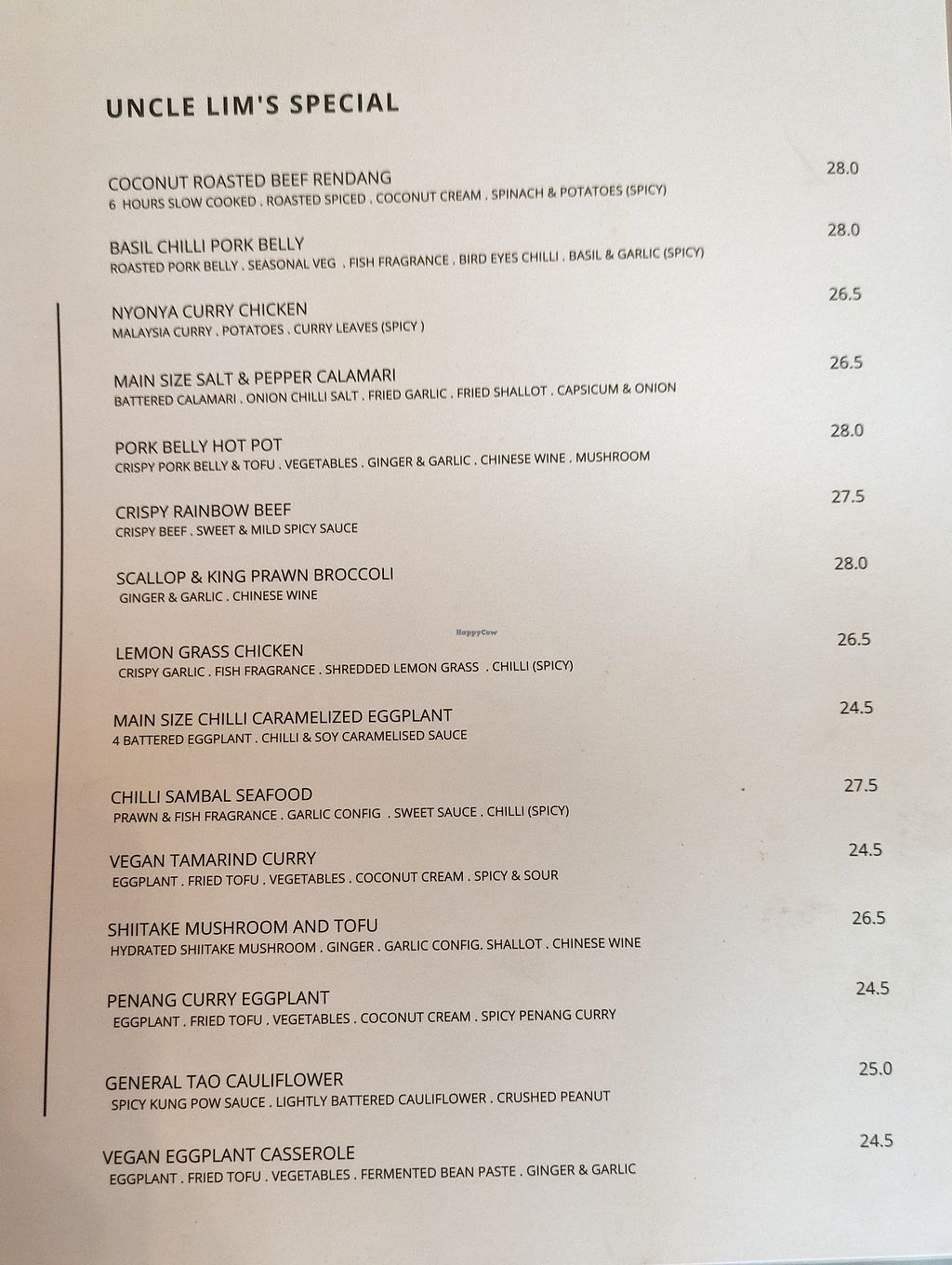 Uncle Lim Asian Fusion - Lismore New South Wales Restaurant - HappyCow