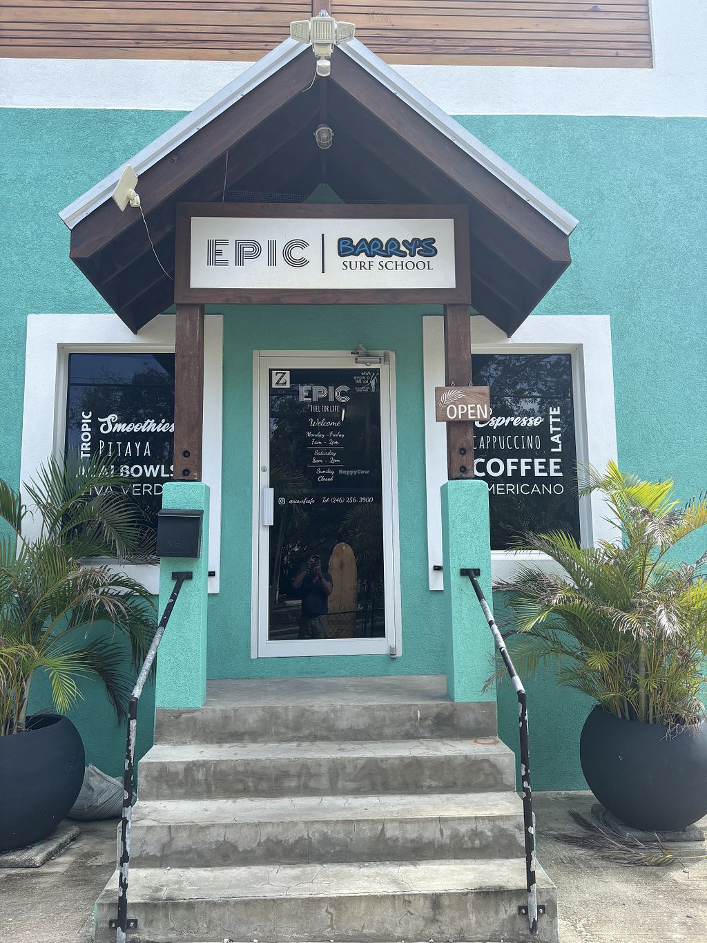 Epic Surf Cafe - Christ Church Coffee & Tea - HappyCow