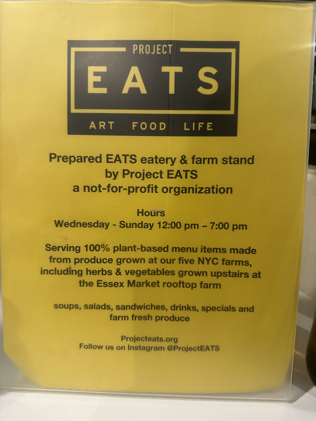 CLOSED: Project Eats - New York City New York Market Vendor - HappyCow