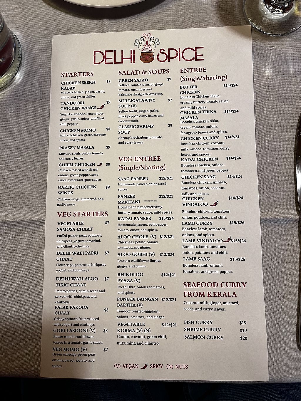 Delhi Spice - Bethesda Maryland Restaurant - HappyCow