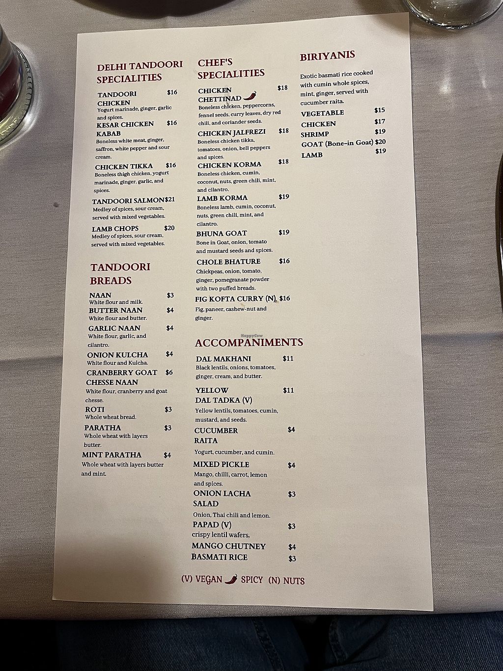 Delhi Spice - Bethesda Maryland Restaurant - HappyCow