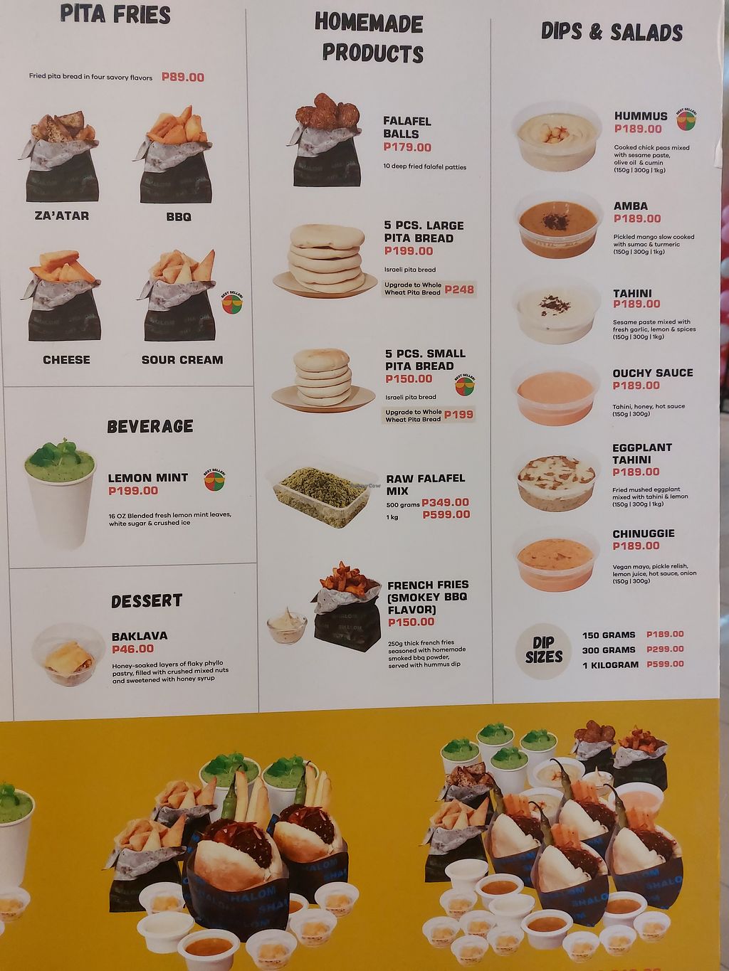 CLOSED: Falafel Yo - Uptown Mall BGC - Metro Manila Restaurant - HappyCow