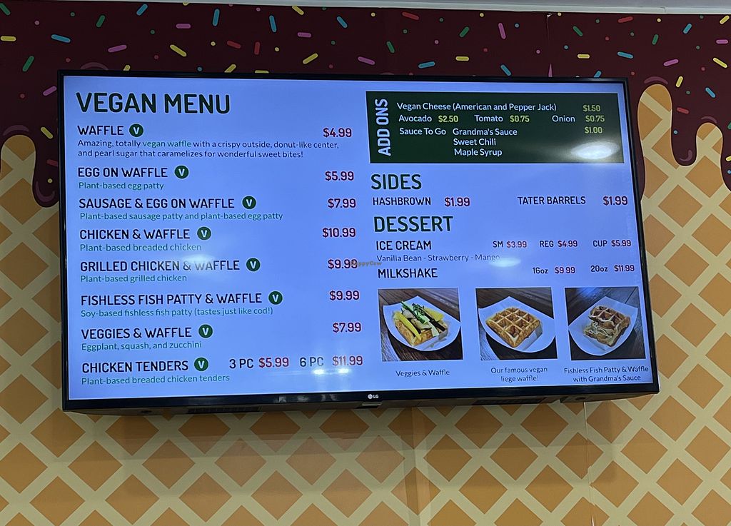 Grandma's Ice Cream & Waffles - Rockville Maryland Restaurant - HappyCow