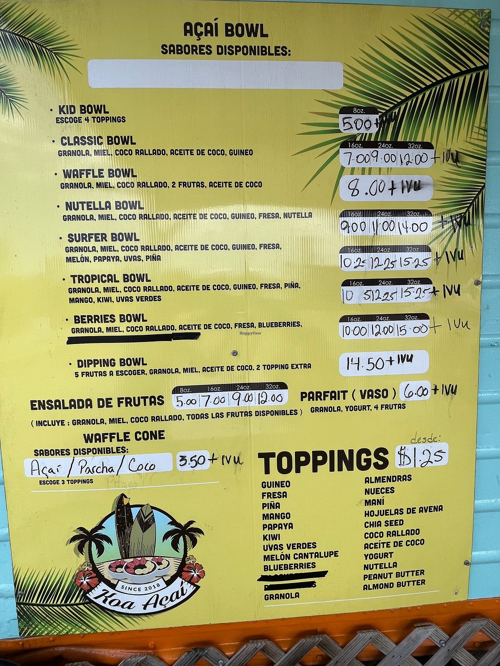 CLOSED: Koa Acai - Aguadilla Food Truck - HappyCow