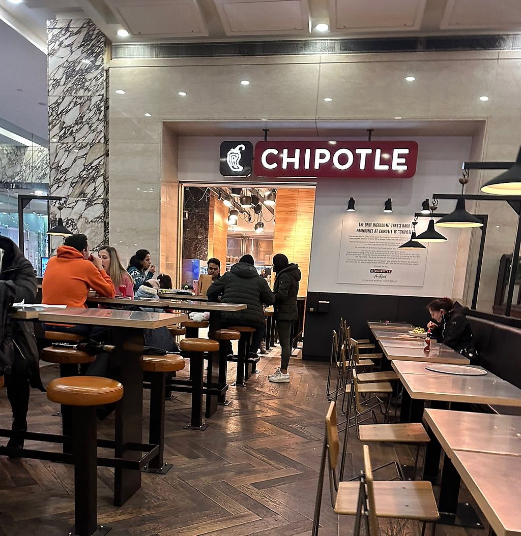 Chipotle - Canary Wharf Jubilee - East London Restaurant - HappyCow