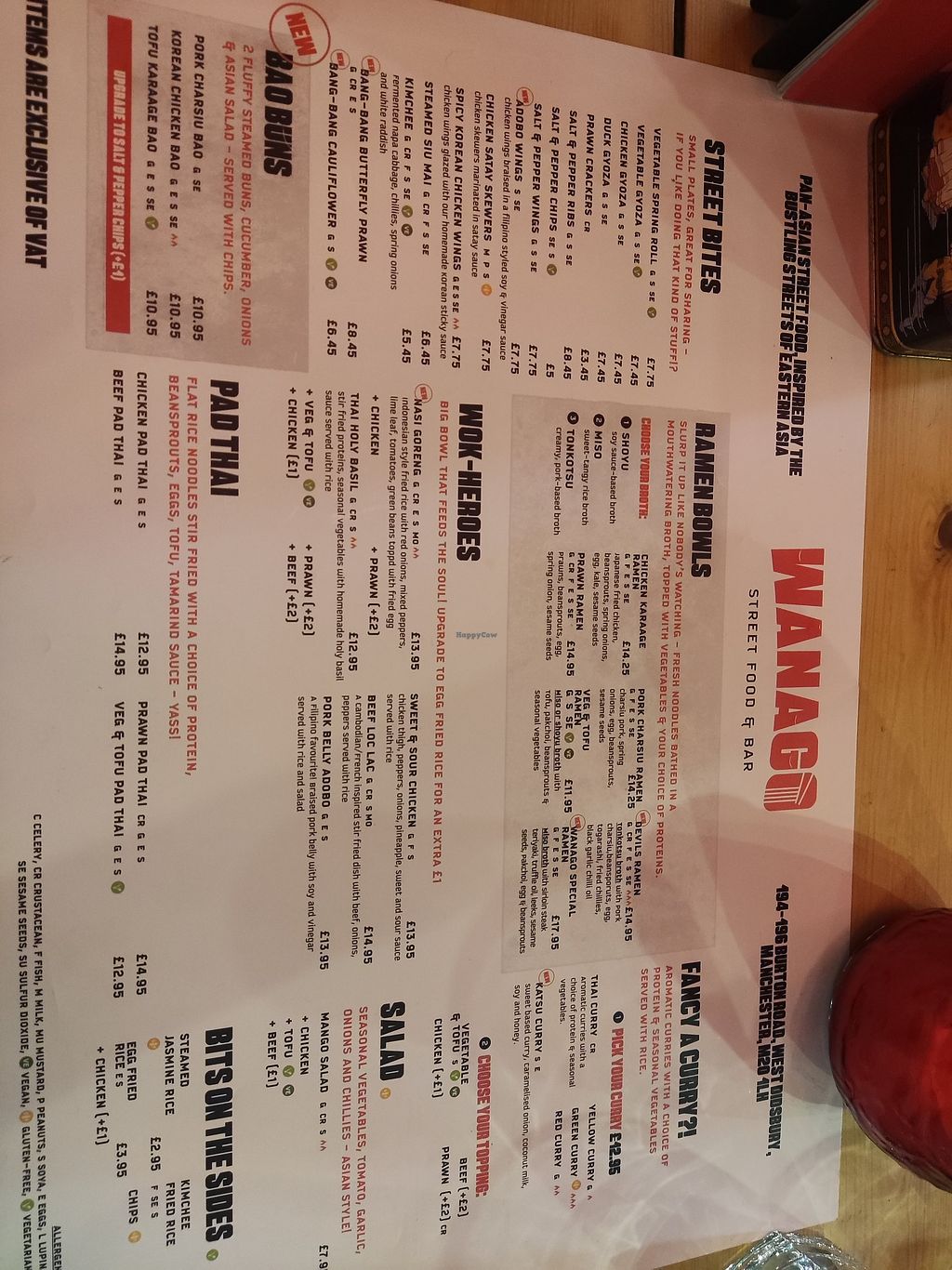 Wanago Street Food & Bar - Manchester Restaurant - HappyCow