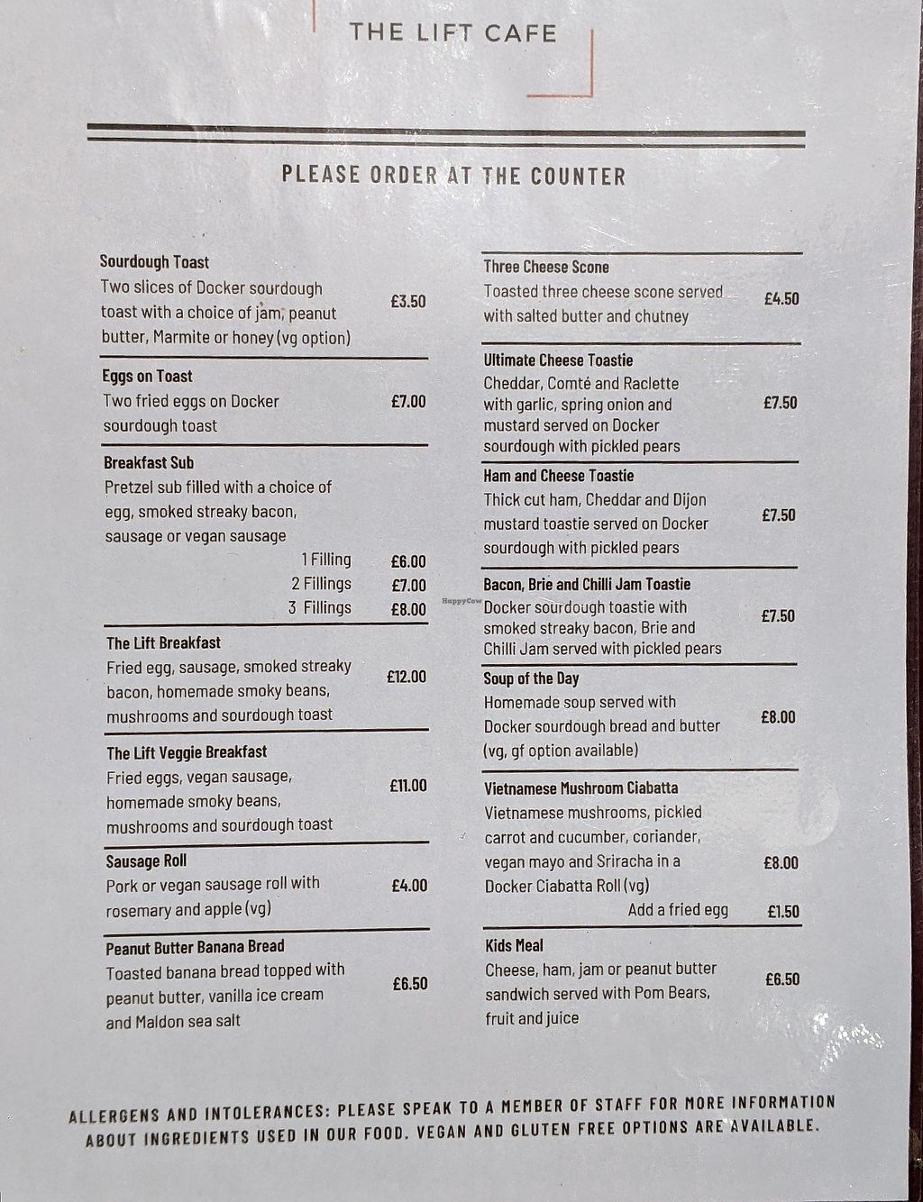 CLOSED: The Lift Cafe - Folkestone Restaurant - HappyCow