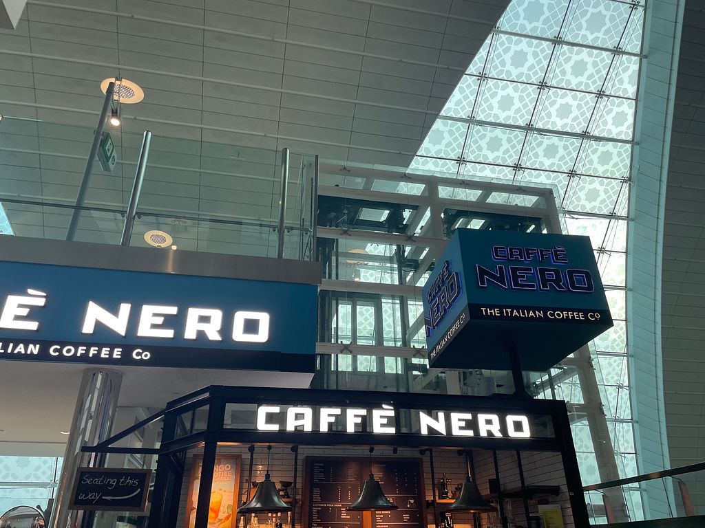 CLOSED: DXB - Caffe Nero - T3 - Dubai Coffee & Tea - HappyCow