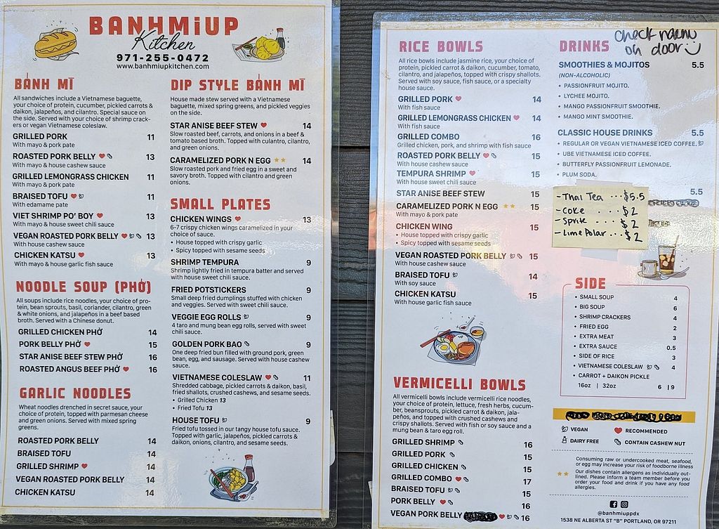 CLOSED: Banh Mi Up Kitchen - Portland Oregon Restaurant - HappyCow