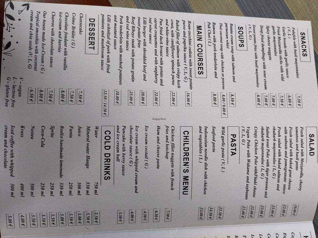 Lilli - Valga Restaurant - HappyCow