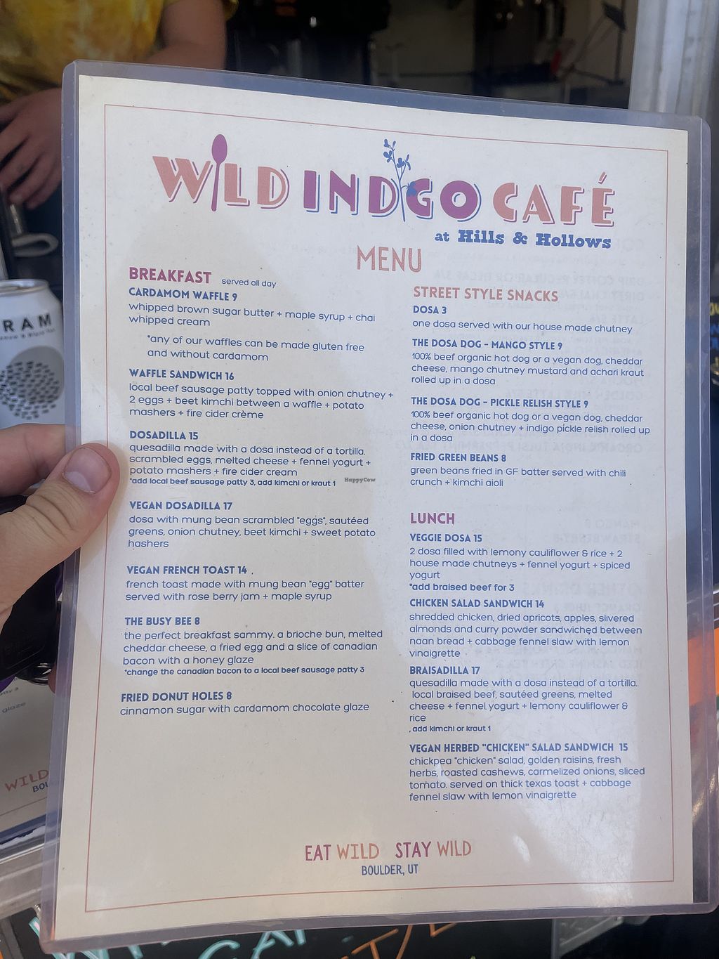Wild Indigo Cafe - Boulder | Review "Great vegan options" by Ken ...