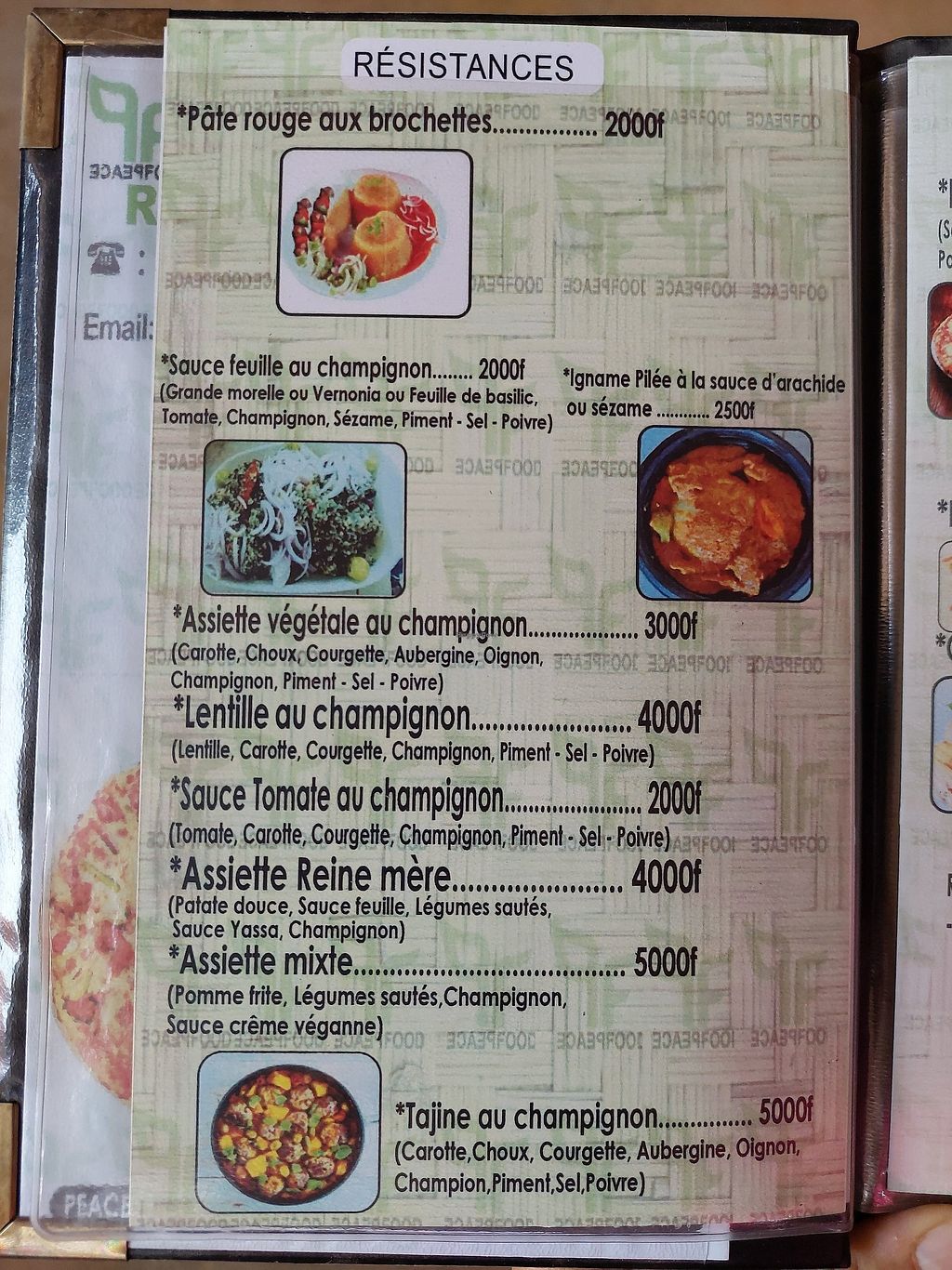 Peace Food - Cotonou Restaurant - HappyCow